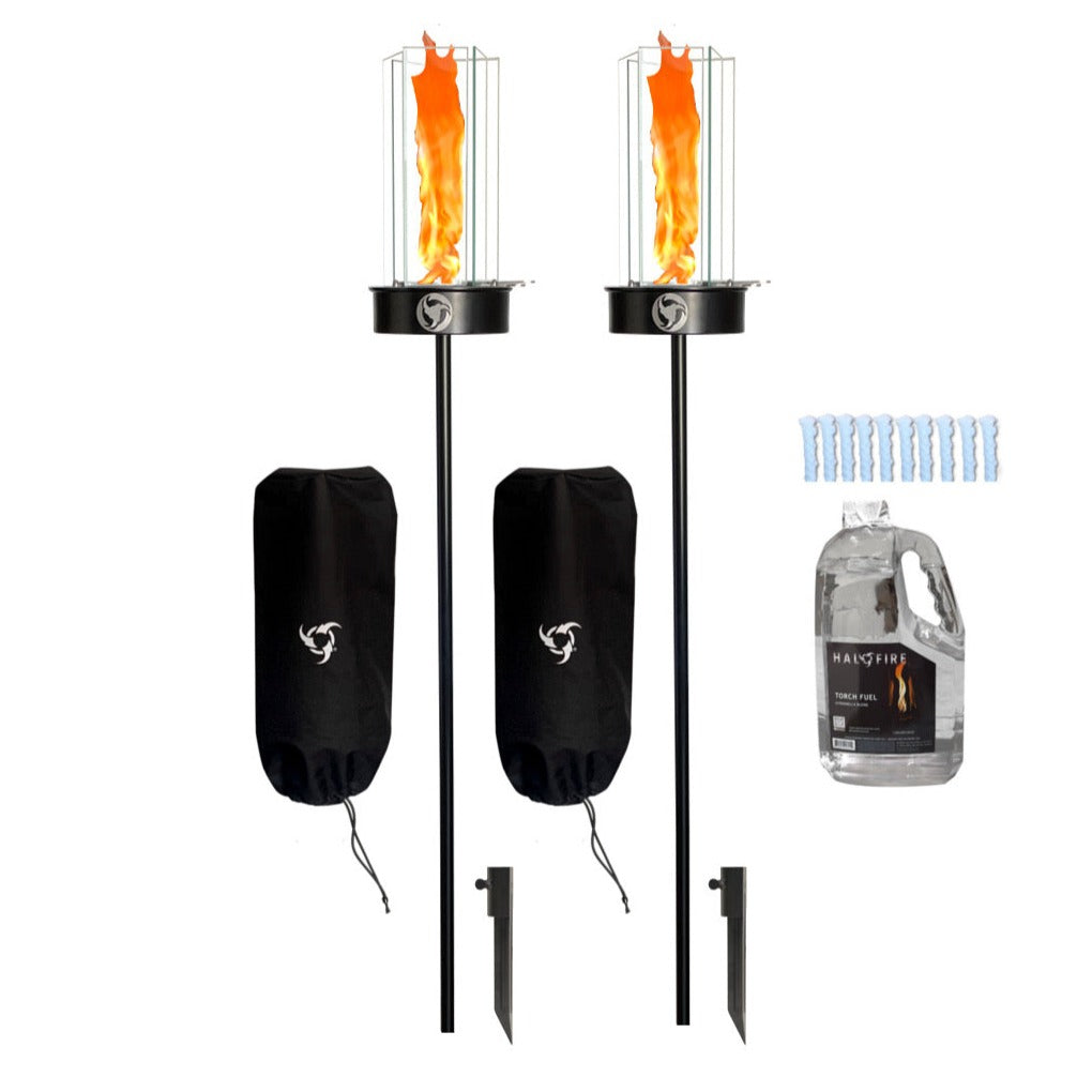 Tiki Torches & Tabletop Torches | Order Glass Tiki Torches & Modern ...