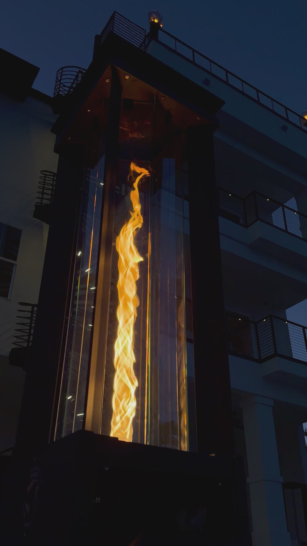 Tornado Fire Torches - Shop Citronella Torch Lights Online - Halofire