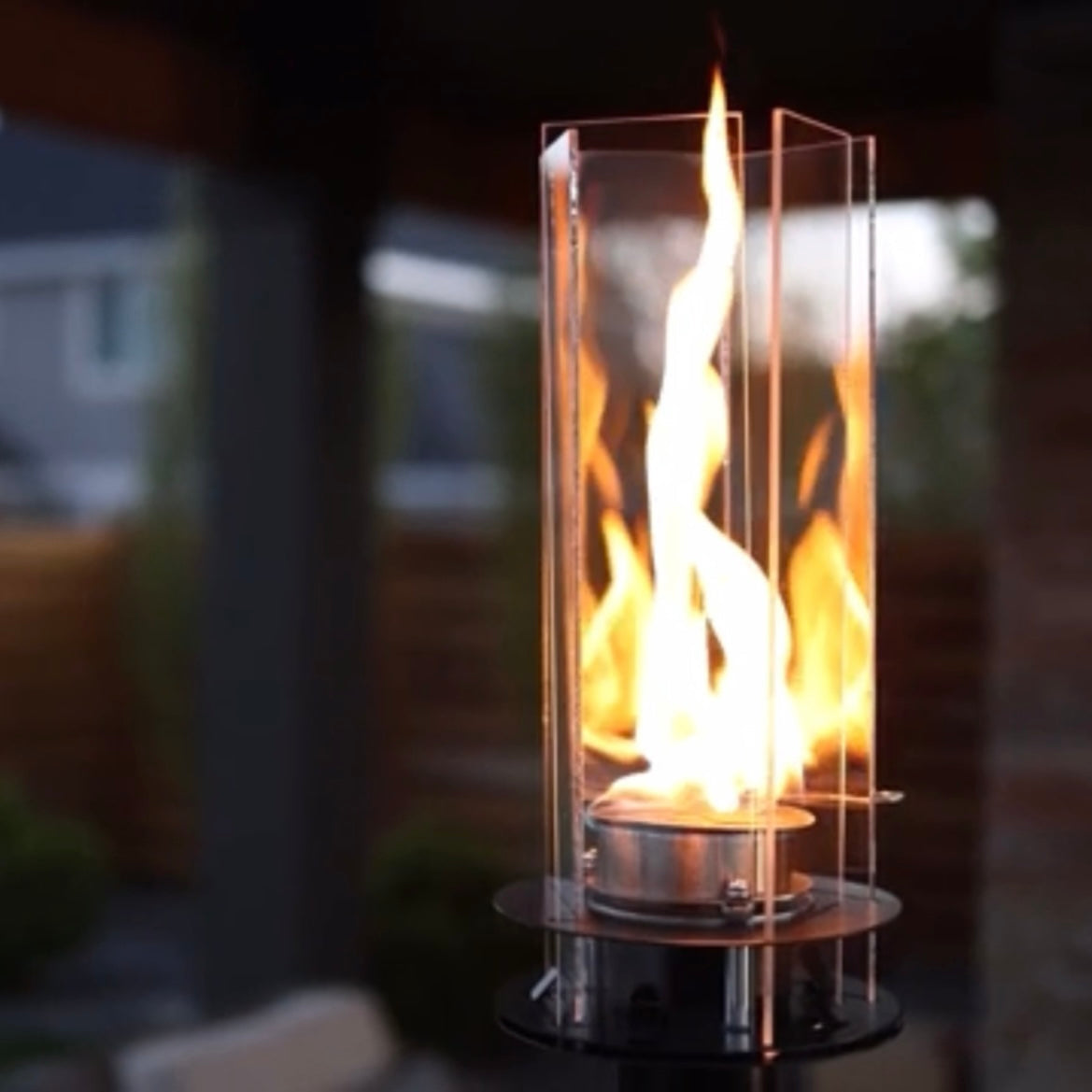 Vortek - Natural Gas/Propane Post Mounted Vortex Fire Torch (Permanent ...